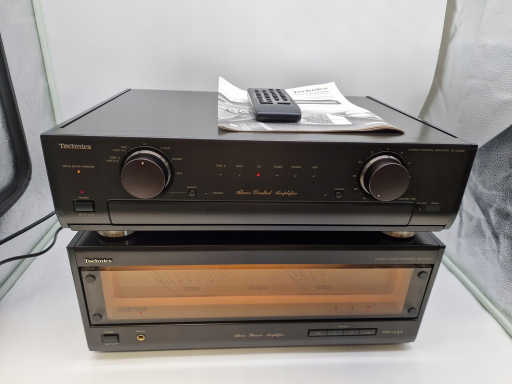 Technics SU-C2000+SE-A2000 WZMACNIACZ TOP HI-END - 10967467804 ...