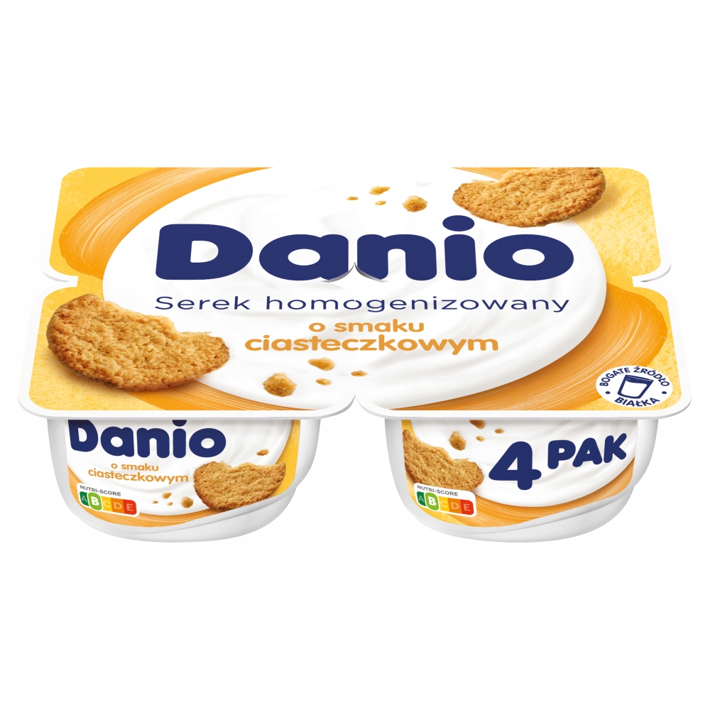 Danio Serek homogenizowany o smaku ciasteczkowym 5 - 13050804995 ...