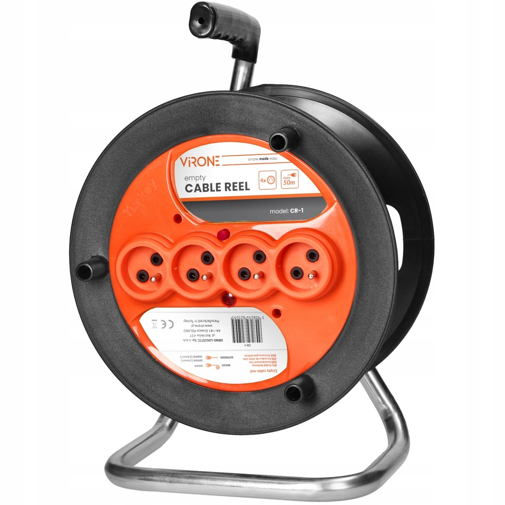 PUSTY BĘBEN NA PRZEDŁUŻACZ ZWIJAK KABLA PRZEWODU - 13181979340 ...