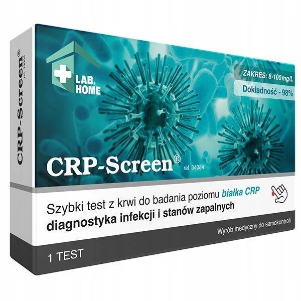 CRP-Screen test diagnostyczny WIRUS czy BAKTERIA - 9466206083 ...