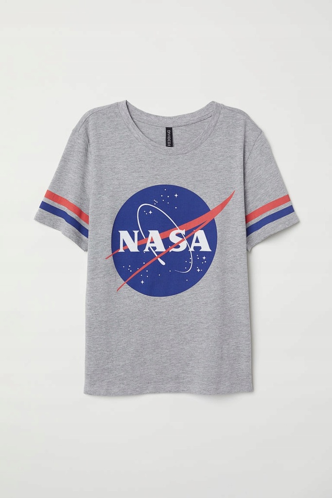 H&M ŚLICZNA BLUZKA T-SHIRT TOP NASA L NOWOŚĆ - 7936544977 - oficjalne archiwum Allegro