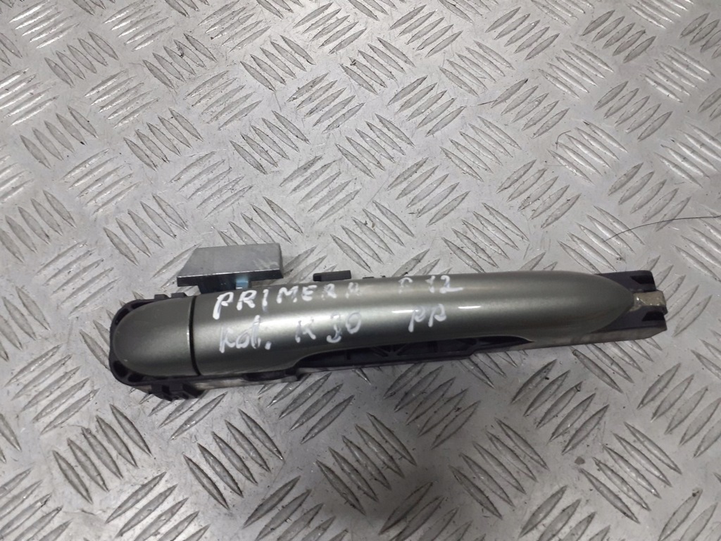 KLAMKA PRAWA PRZEDNIA ZEWNĘTRZNA PRIMERA P12 K30 - 14735464686 - oficjalne archiwum Allegro