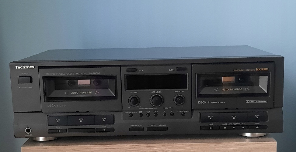 Magnetofon /deck Technics RS-TR 333 stan idealny! - 13167334705 ...