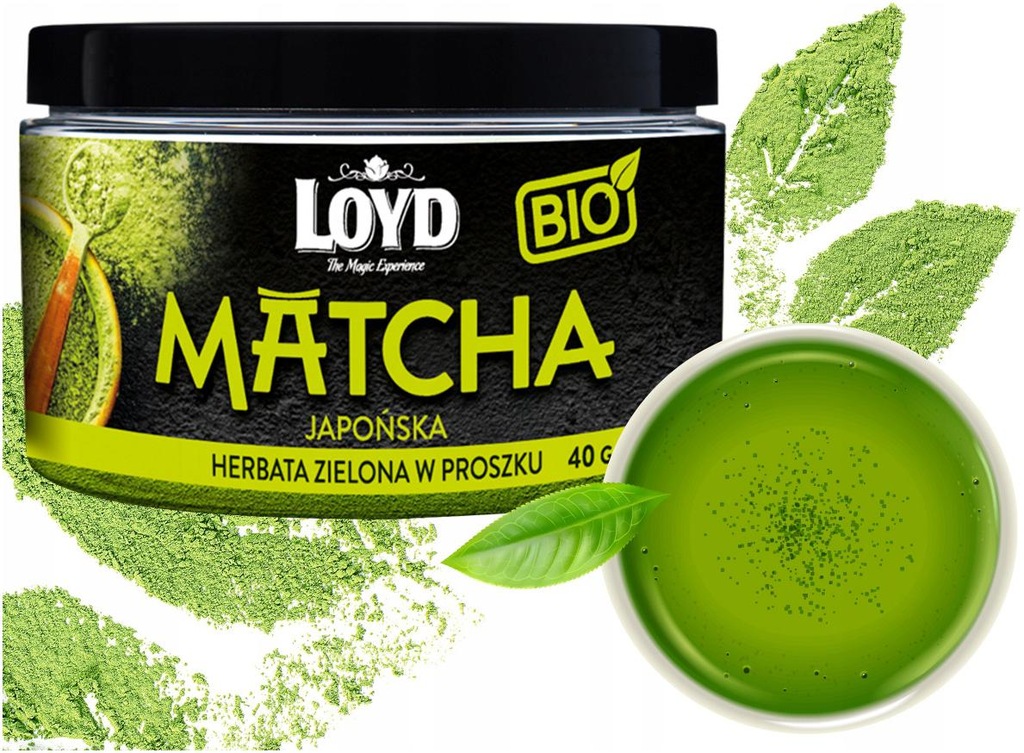 Japońska Zielona Herbata Matcha w Proszku Wysoka Jakość KETO BIO 40g LOYD - 13870715453 ...