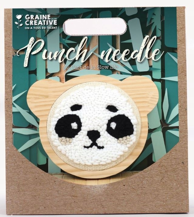 Zestaw Punch Needle Panda 15cm igła tkacka haft - 12677617293 ...