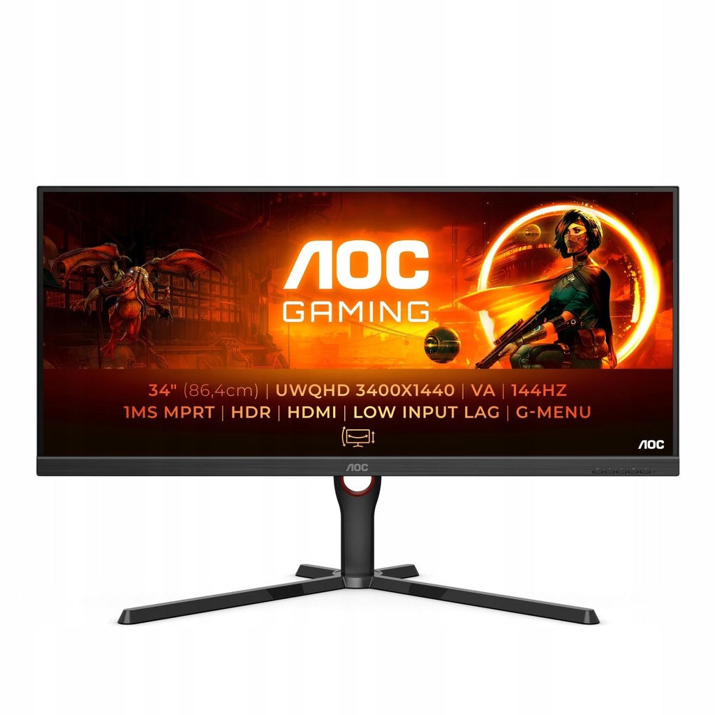 Monitor AOC 34" U34G3XM/EU HDMIx2 DP - 13496499486 - oficjalne archiwum ...