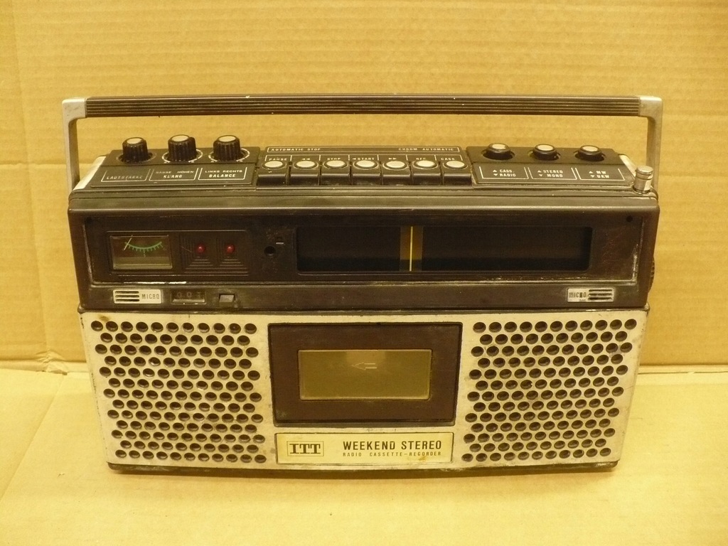 RADIOMAGNETOFON ITT WEEKEND STEREO - 15060484538 - oficjalne archiwum ...