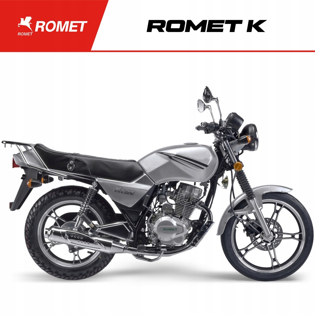 MOTOCYKL 125 ROMET K OGAR TRANSPORT +GRATISY - 12725086941 - oficjalne ...