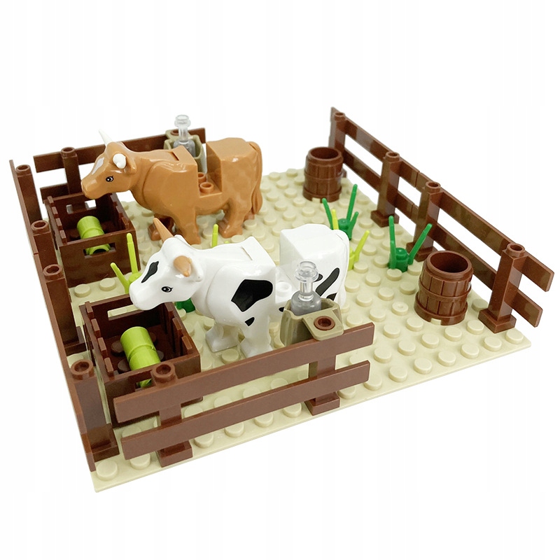 KLOCKI ZESTAW ZAGRODA KROWY + AKCESORIA LEGO - 13930030958 - oficjalne ...