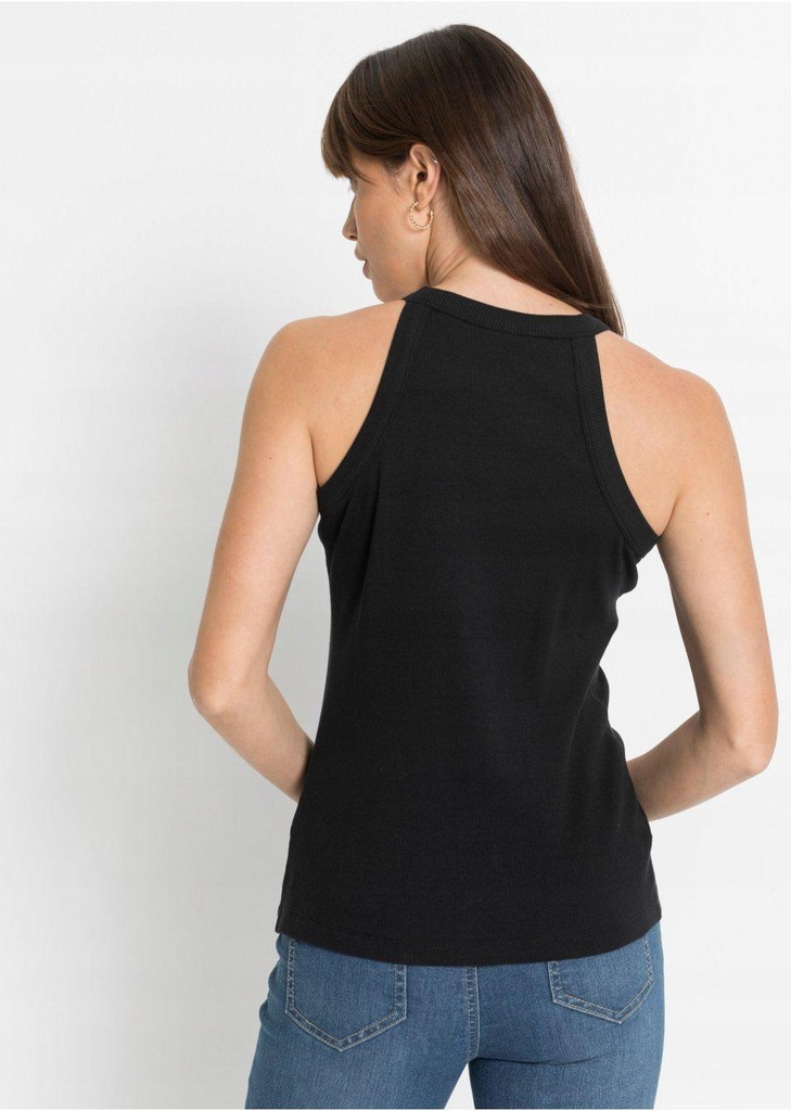 CZARNY TOP _/ 46 BONPRIX _SM 2MK - 13806099907 - oficjalne archiwum Allegro