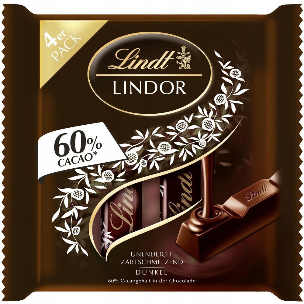 Lindt Lindor Stick Multipack 60% batoniki - 13620051234 - oficjalne ...