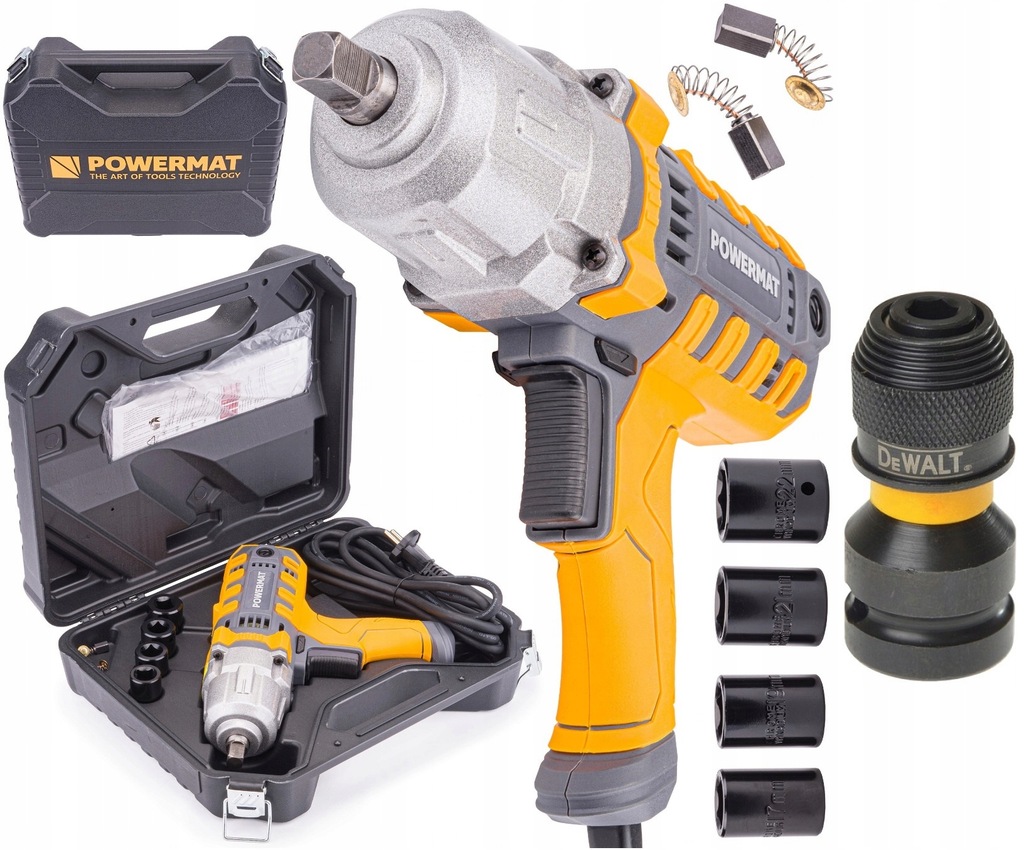 UDAROWY KLUCZ ELEKTRYCZNY 2100W 800Nm 1/2'' DeWalt - 10944675025 - oficjalne archiwum Allegro