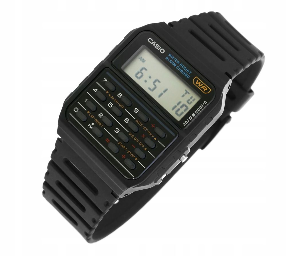 ZEGAREK CASIO CA-53 MĘSKI KALKULATOR RETRO - 12028570903 - oficjalne ...