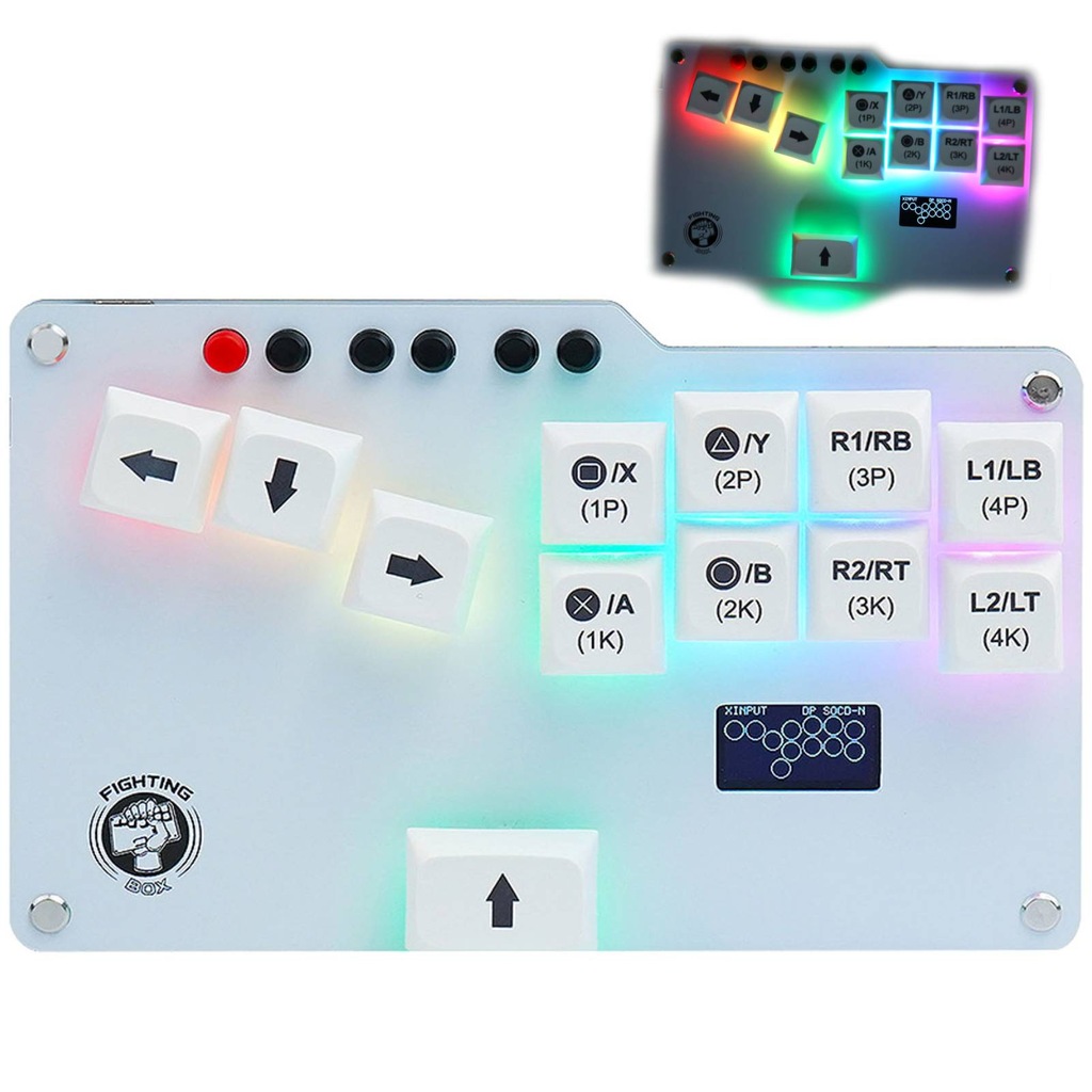 KLAWIATURY FIGHTING BOX HITBOX WASD GP2040 CE FIGHTSTICK WIELOPORTOWY ...