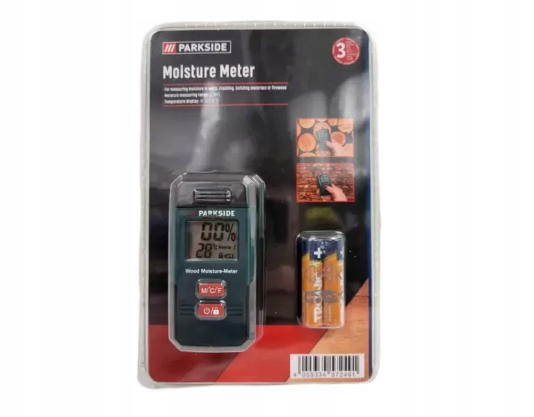 WILGOTNOŚCIOMIERZ PARKSIDE HIGROMETR PMSHM 2 A2 - 12641040307 - oficjalne archiwum Allegro