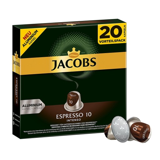 Jacobs kawa kapsułki Nespresso 20 Espresso 10 - 7436650633 - oficjalne ...