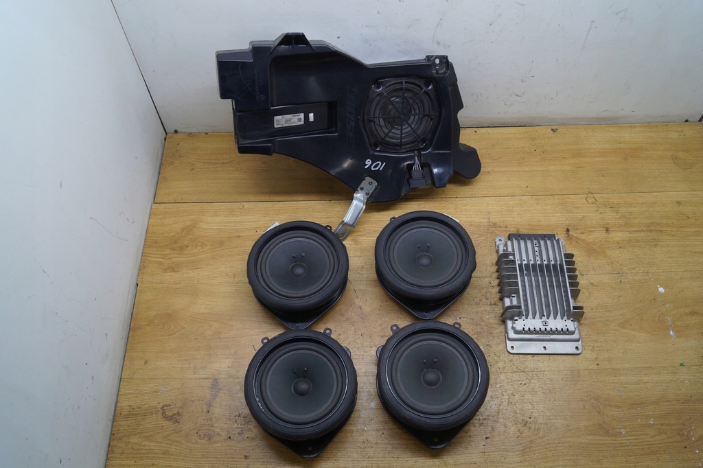 ZESTAW GLOSNIKI WZMACNIACZ BOSE AUDI A3 8P 5D KPL - 11850470671 - oficjalne archiwum Allegro