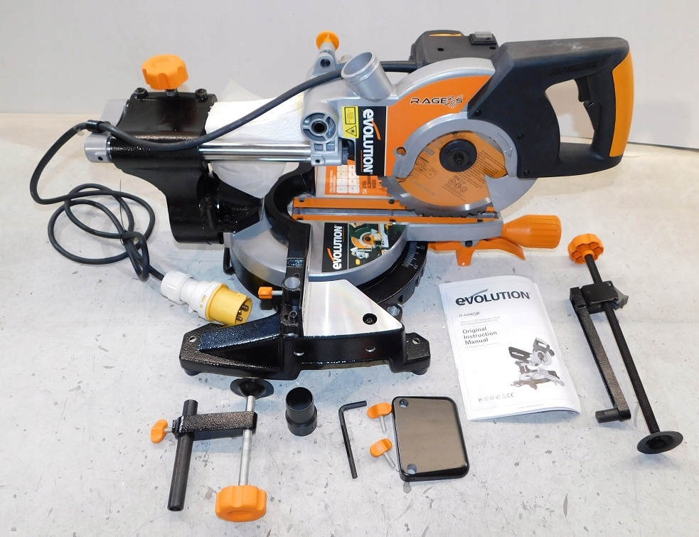 Piła Ukośna EVOLUTION RAGE 3-S 1500W 110V (I) - 7977941926 - oficjalne ...