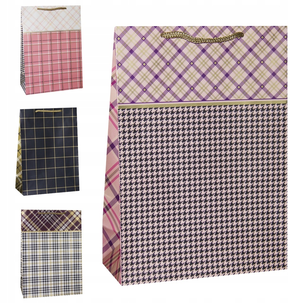 TOREBKA TORBA PAPIEROWA na PREZENTOWA a4 10szt MIX - 12360137605 - oficjalne archiwum Allegro