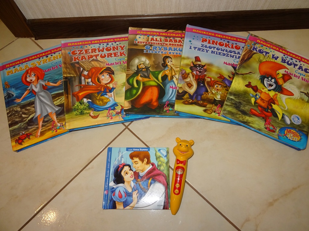 Magiczna kolekcja bajek Magic Pen mówiący długopis - 7798608322 - oficjalne archiwum Allegro