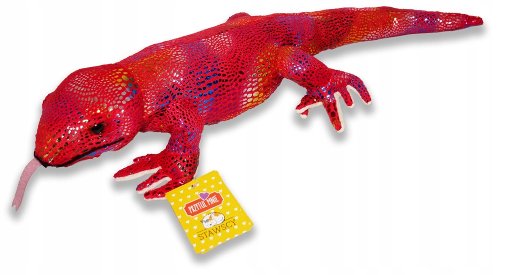 PLUSZOWA JASZCZURKA legwan MASKOTKA pluszak 36cm - 12890035043 ...