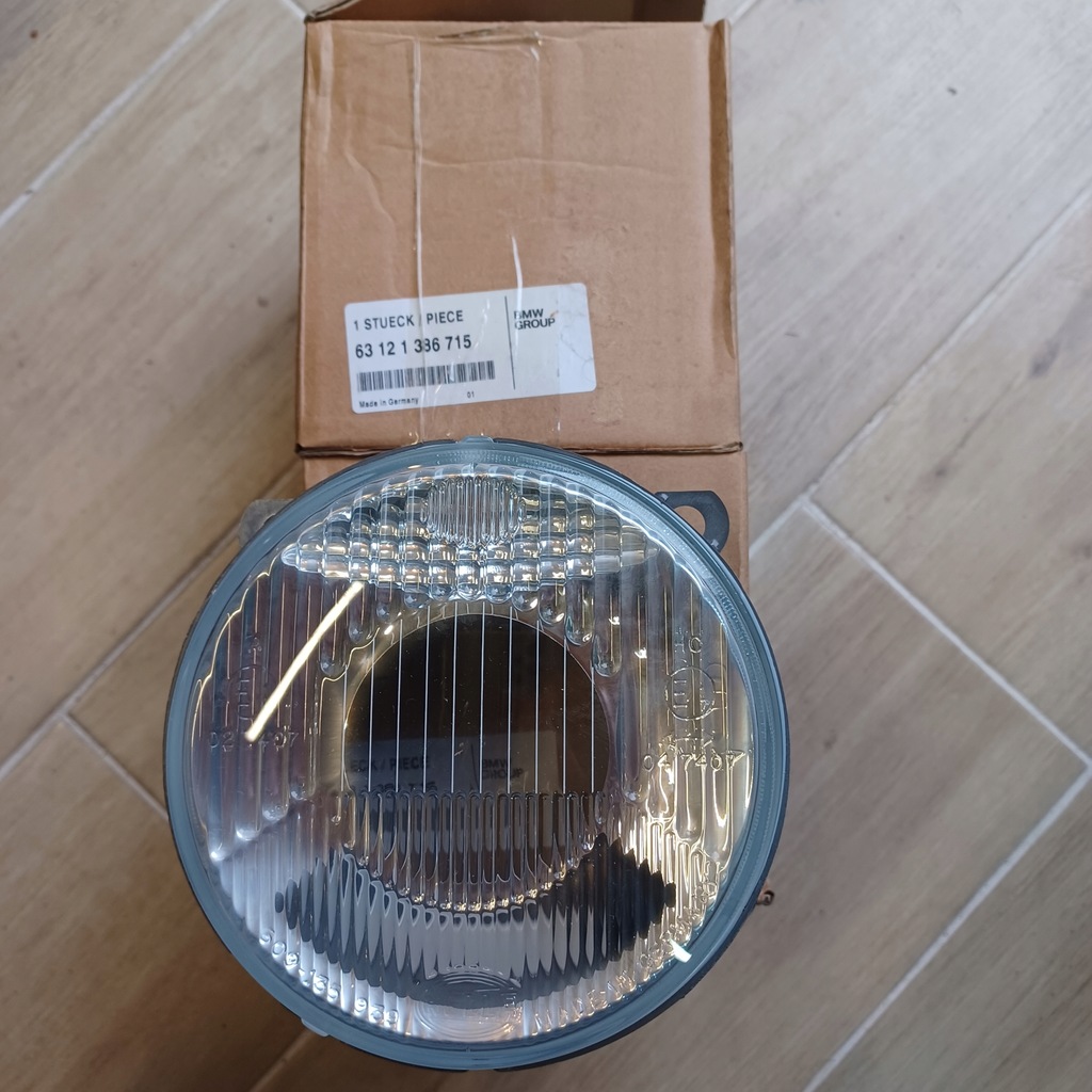 Lampa reflektor OE BMW E30 szkło lampy lewa - 14564196456 - oficjalne ...