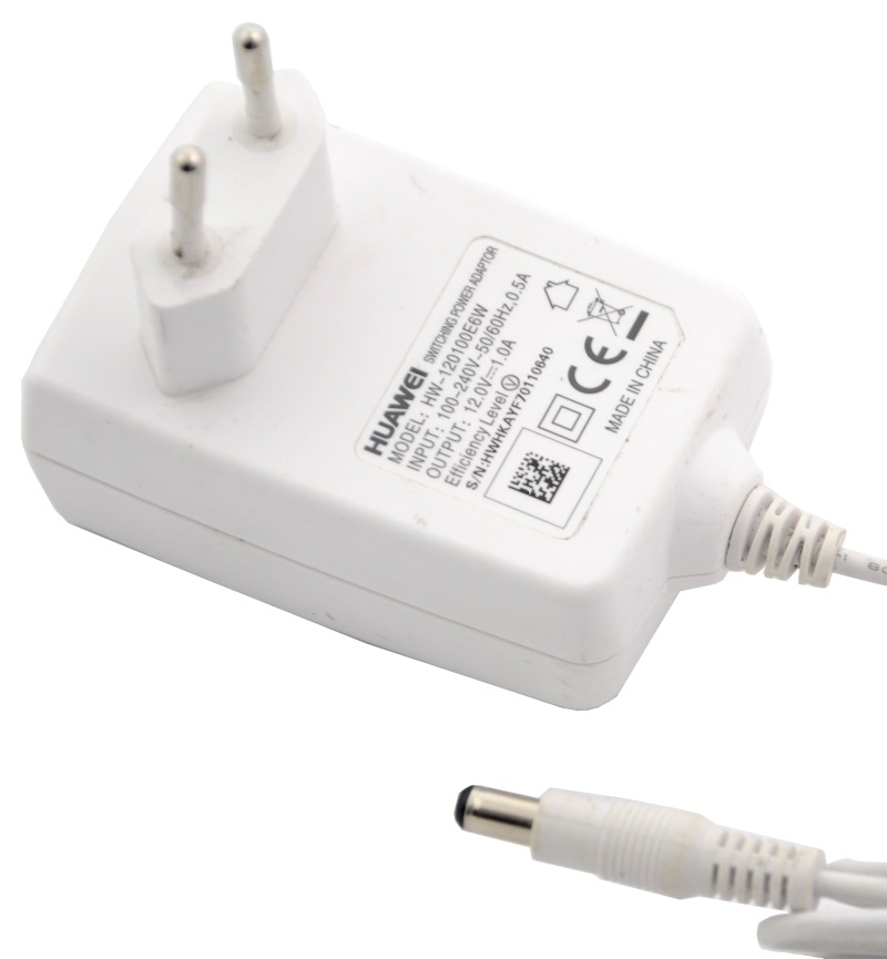 Zasilacz HUAWEI 12V 1000mA 1A Router 5.5/2.1 biały - 7018501531 ...