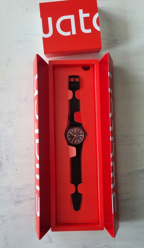 SWATCH SIR RED SO28B704 NOWY IDEALNY PREZENT - 13886702573 - oficjalne ...
