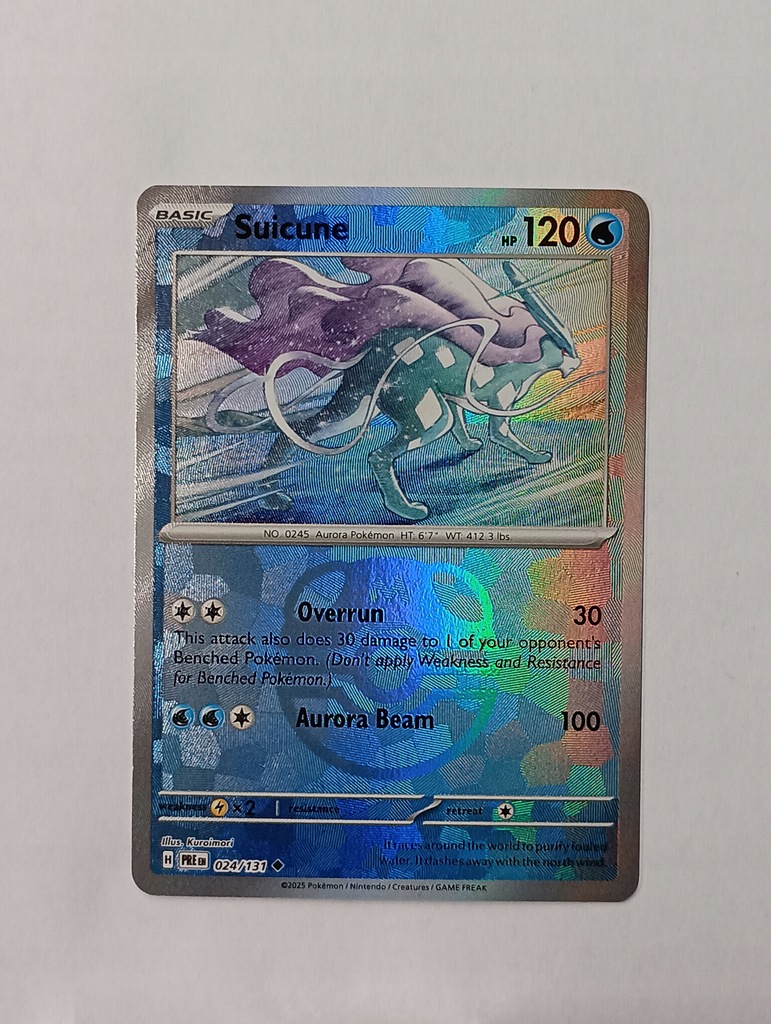 Suicune (xPRE 024) - 24/131 - Master Ball Reverse - Prismatic ...