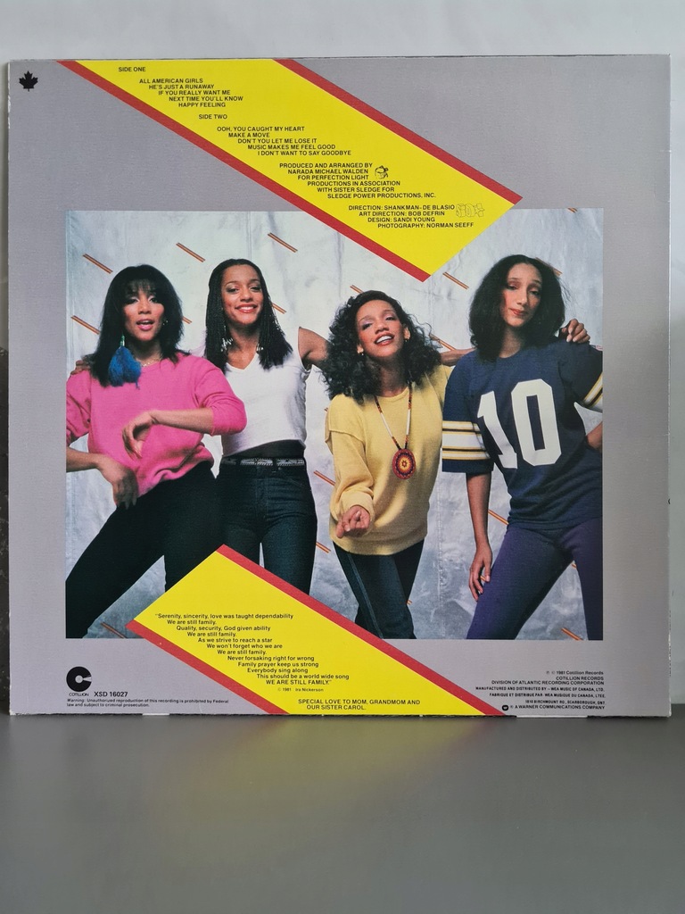 Купить Sister Sledge - Все американские девушки, 1981, УНИКАЛЬНО: отзывы, фото и характеристики ...