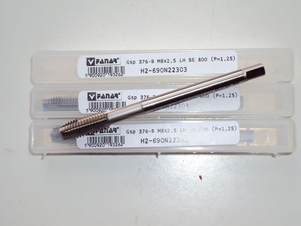 GWINTOWNIK MASZYNOWY 376-B M8x2,5 LH SE 800 FANAR - 5741172930 - oficjalne archiwum Allegro