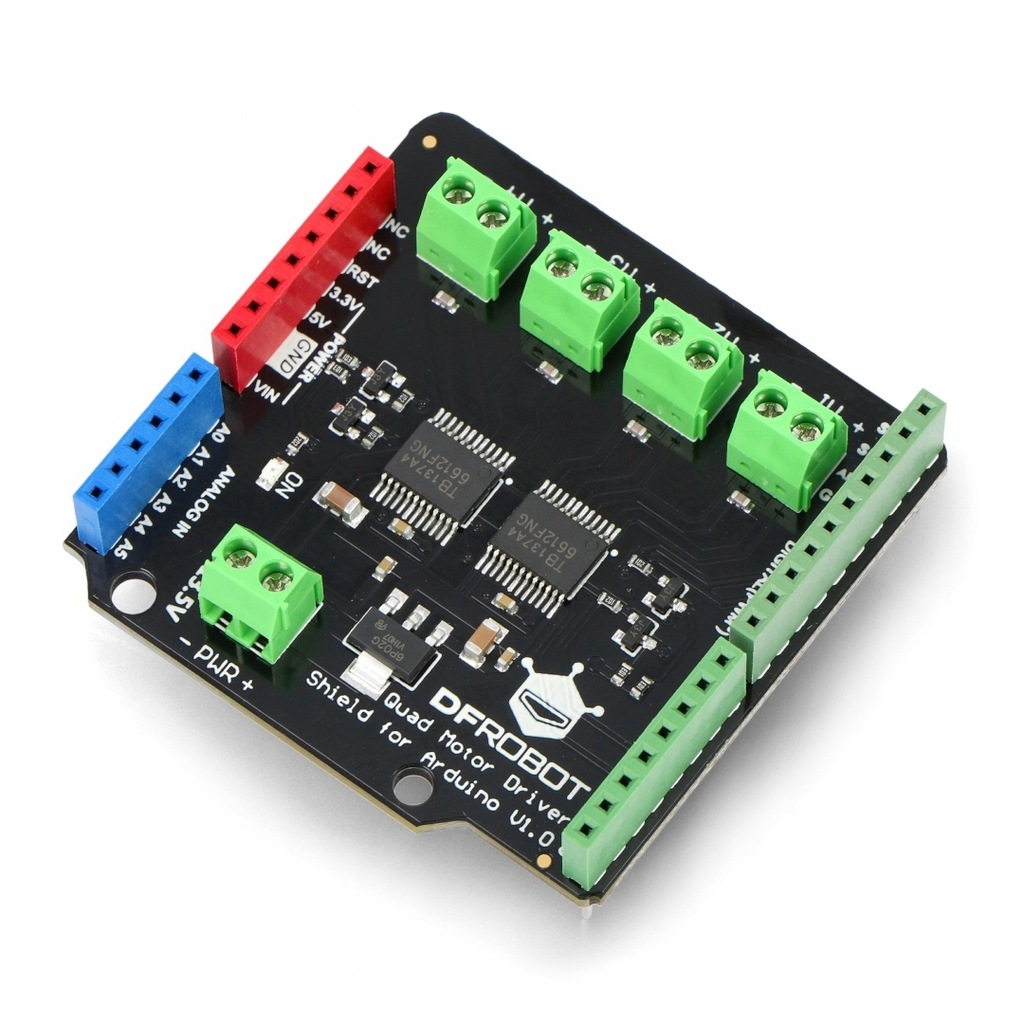 DFRobot TB6612 Quad Motor Driver - 4x sterownik - 12611353945 ...