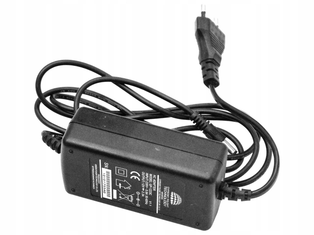 Kabel zasilający dekoder CYFROWY POLSAT 12V 2.3A - 7662696141 - oficjalne archiwum Allegro