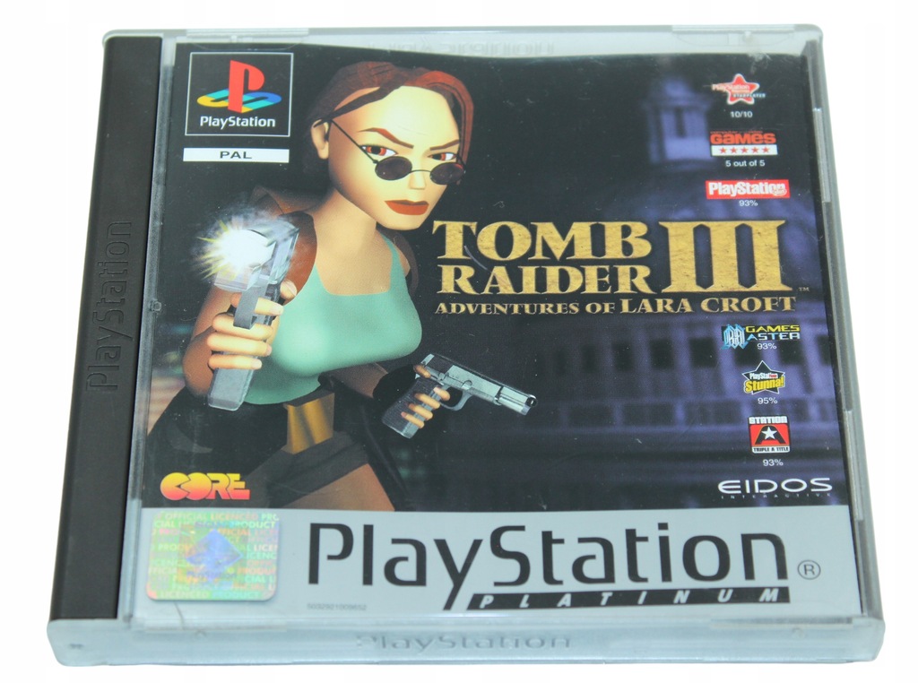 Tomb Raider III Adventures Of Lara Croft PS1 PSX PlayStation 1 ...