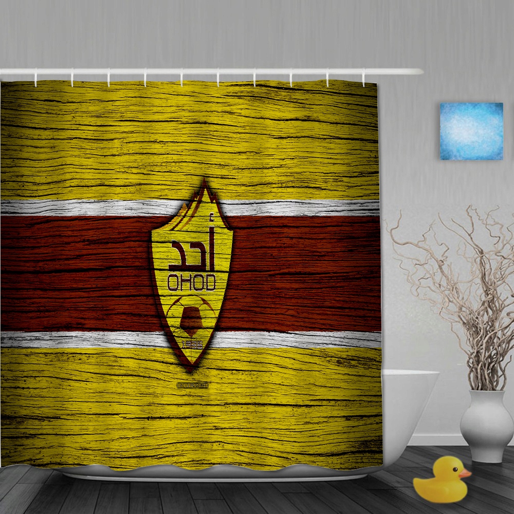 Zasłona prysznicowa 180x180CM,ohod fc logo saudi p - 12766566373 ...