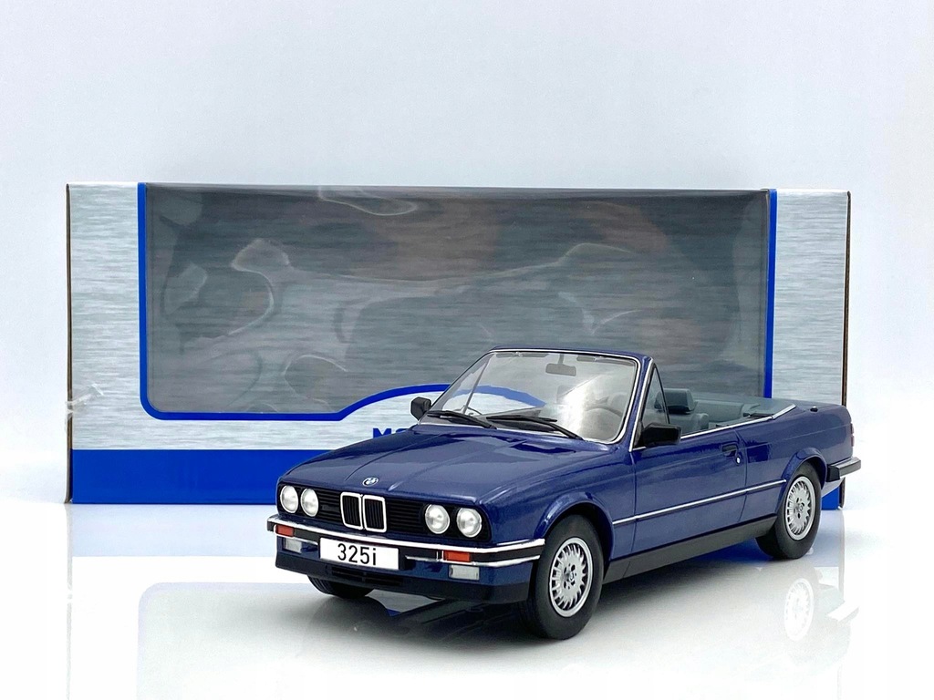 BMW 325i (E30) Convertible, metallic-blue MCG 1:18 - 12776852918 ...
