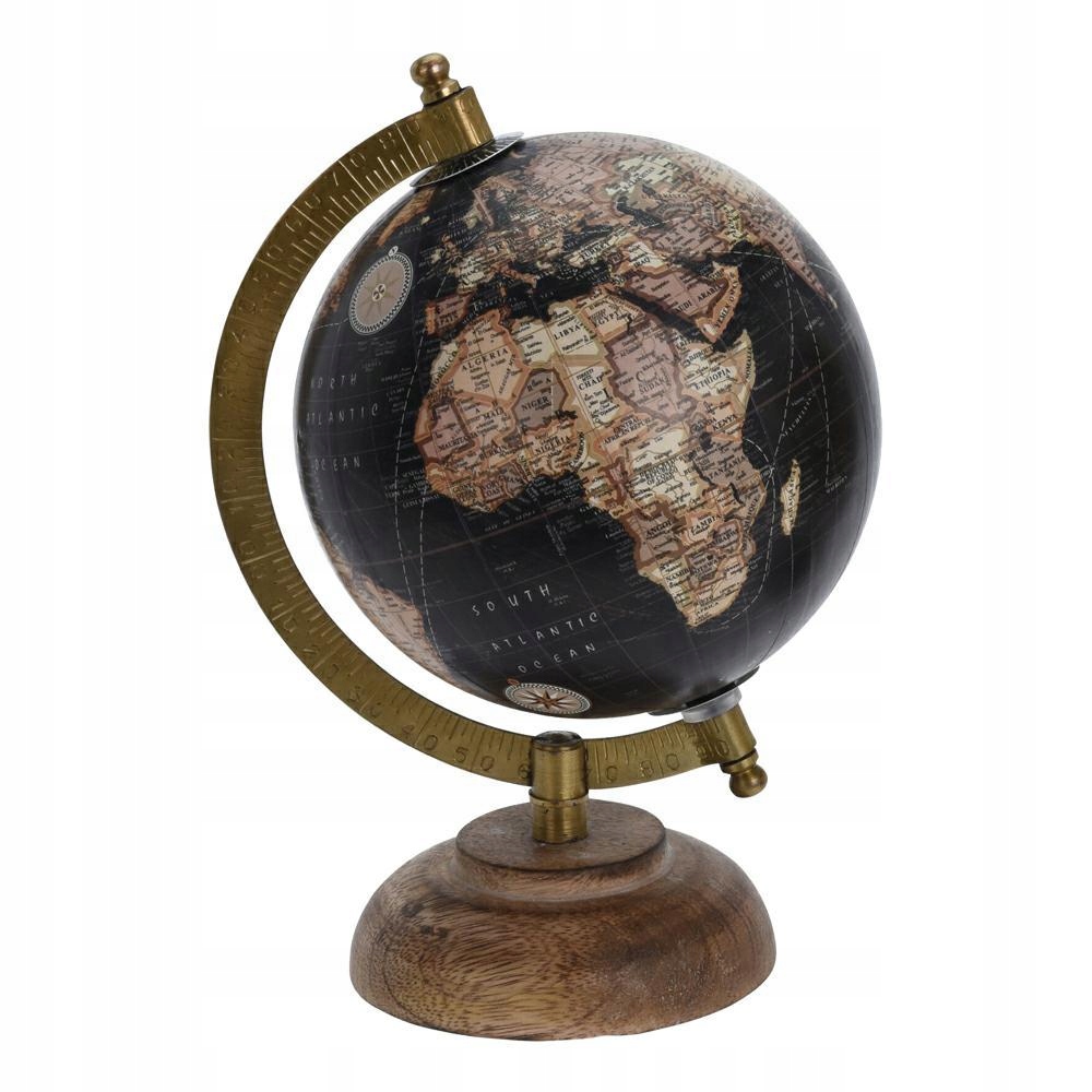 Elegancki GLOBUS retro 5 cali dekoracja do biura - 11298339544 ...