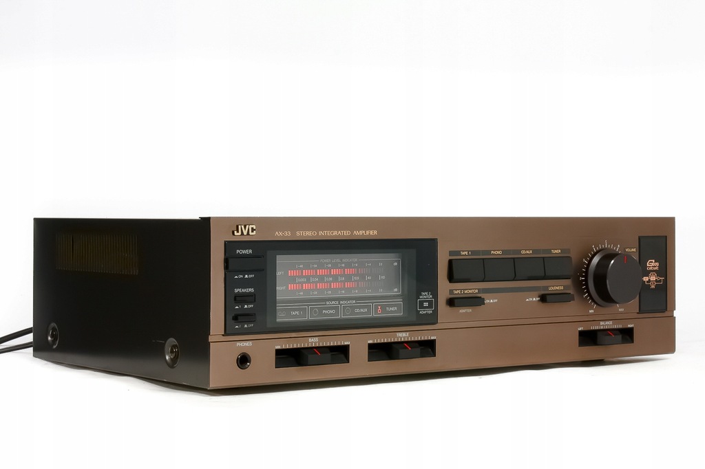 JVC AX-33 MELODYJNY WZMACNIACZ STEREO WSKAŹNIKI MOCY - 14498144633 ...