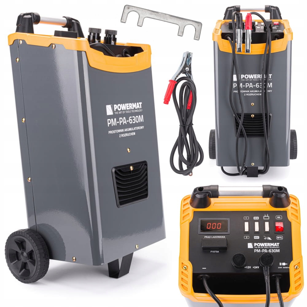 PROSTOWNIK AKUMULATOROWY Z ROZRUCHEM 12V/24V 600A - 12677032366 - oficjalne archiwum Allegro