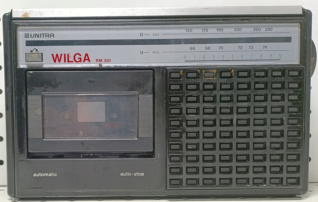Magnetofon kasetowy Unitra WILGA RM 301 czarny - 13876607128 ...