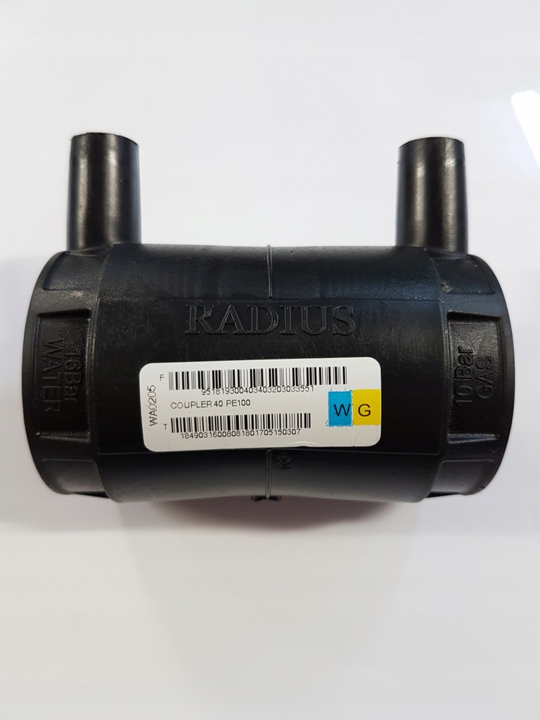 Mufa 40 mufka elektrooporowa 40 Radius gaz woda - 7781211765 - oficjalne archiwum Allegro