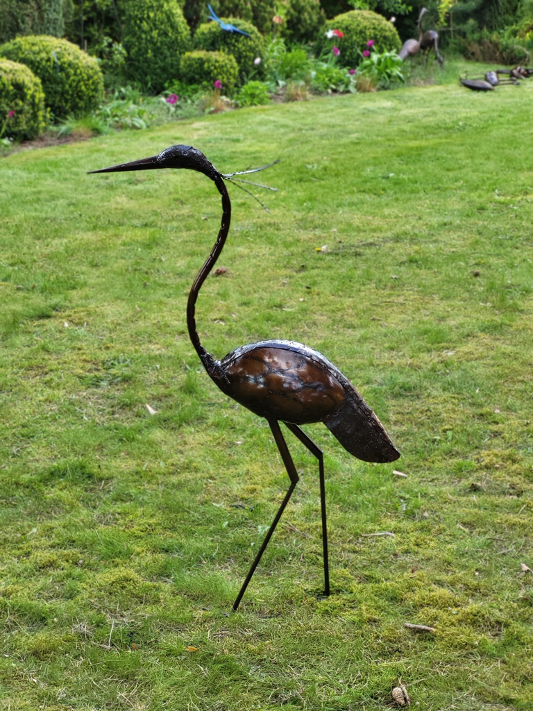 Czapla metalowa 110 cm ozdoba metaloplastyka figurka ptak - 15312262527 ... Czapla metalowa 110 cm ozdoba metaloplastyka figurka ptak - 15312262527 ...