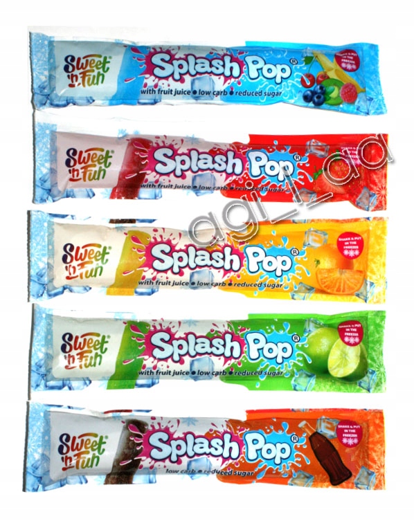 LODY DO MROŻENIA CHŁODZIAKI SPLASH POP 50szt WYPRZEDAŻ - 15420910530 ...