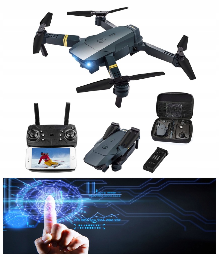 DRON E58 PRO KAMERA 4K Wi-Fi - 12685019777 - oficjalne archiwum Allegro