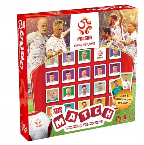 Match: Reprezentacja Polski. Pomyśl, ułóż, wygraj! (gra planszowa PZPN ...