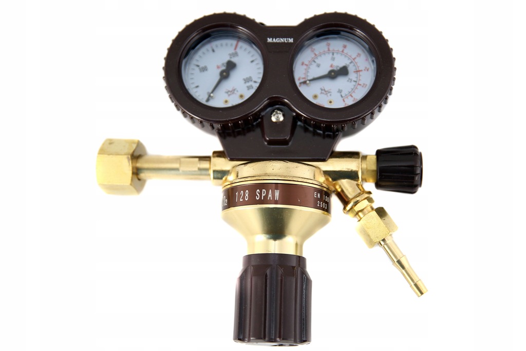 Reduktor Argon/CO2 butlowy seria 128 metal MAGNUM - 12786753536 - oficjalne archiwum Allegro