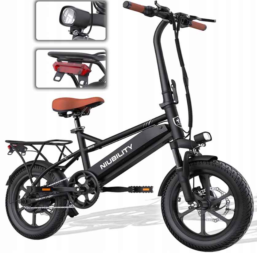 Rower elektryczny dla dorosłych 14,5AH 25km/h NIUBILITY B16S E-Bike ...