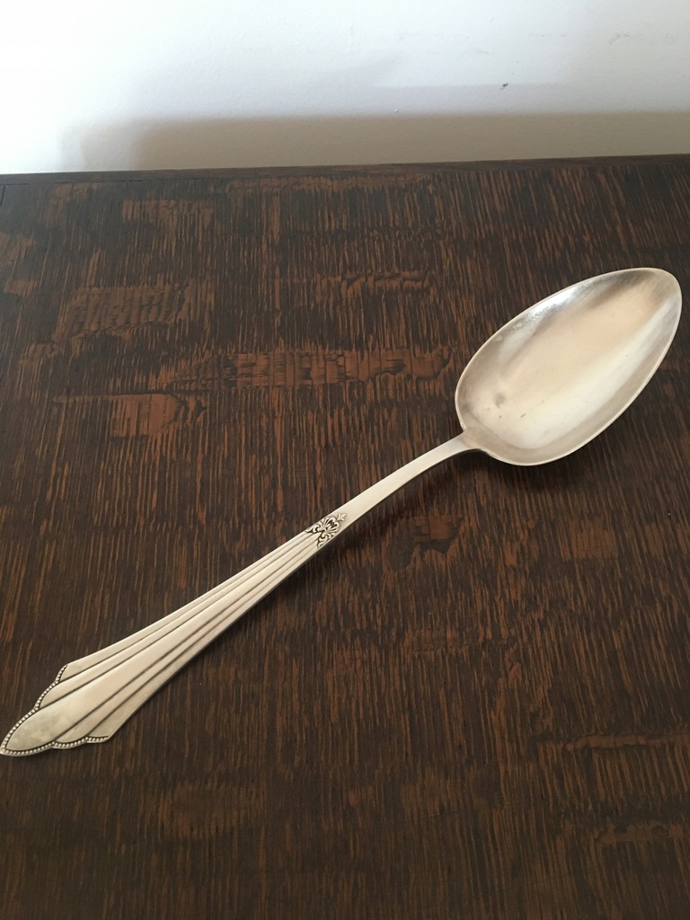 Posrebrzana duża łyżka środka stołu WMF 90 "wachlarz" - 14910314862 ...