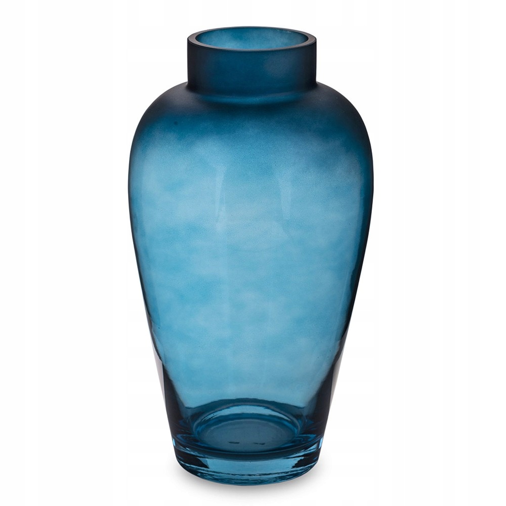 WAZON SZKLANY NIEBIESKI 25x15cm NOWOCZESNY - 11835775219 - oficjalne ...