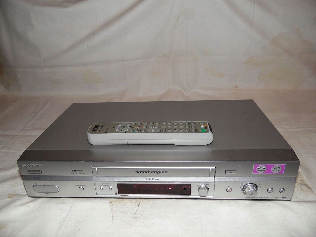 Magnetowid Sony SLV-SE840 Hi-Fi Stereo Smart Engine 6-głowicowy z ...